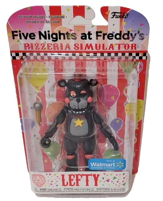 FIVE NIGHTS AT Freddy's Pizzeria Simulator Lefty Action Figure ...