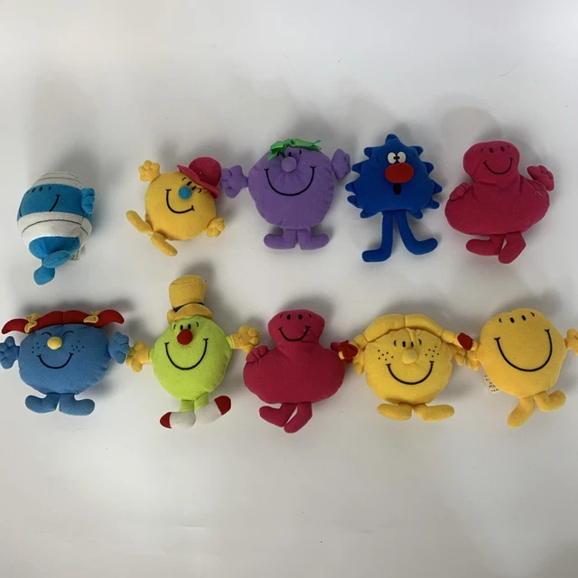 MCDONALDS MR MEN and Little Miss Plush Soft Toy Bundle Vintage 2000 ...