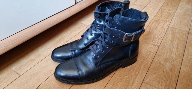 MEN BANANA REPUBLIC Boots Black Leather 44 £74.65 - PicClick UK