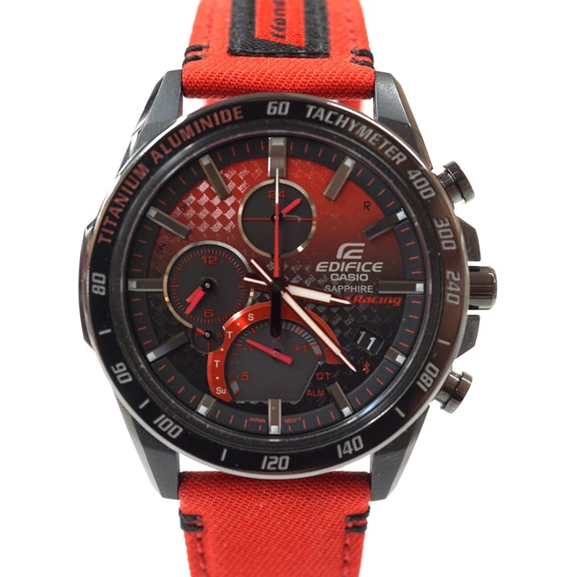 CASIO EQB-1000HRS-1AJR EDIFICE x HONDA Racing Limited Watch #KN947 £383 ...