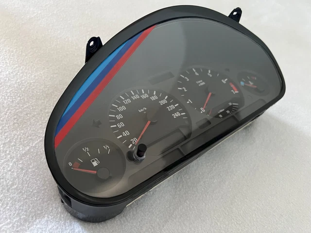 BMW M3 3ER E36 Kombiinsturment 250 km/h Tacho Tachometer Rote Nadeln ...