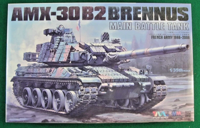 TIGER MODEL,1/35 SCALE:AMX-30B2 BRENNUS. French Army Main Battle Tank ...