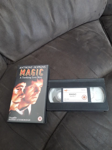 VINTAGE RARE MAGIC VHS Polygram Anthony Hopkins Horror Ann Margaret £4. ...