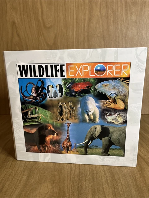 WILDLIFE EXPLORER BINDER 31 Cards Mammals Reptiles Fish Invertebrates ...
