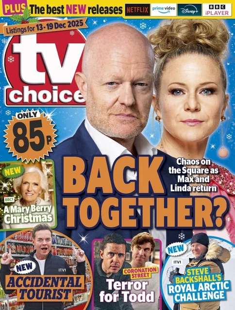 TV CHOICE MAGAZINE 13-19 December 2025 MARY BERRY - JACKIE WOODBURNE ...