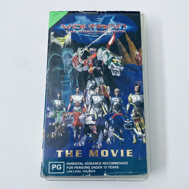 VOLTRON THE THIRD Dimension The Movie (VHS, 1998) Animated VHS Video ...