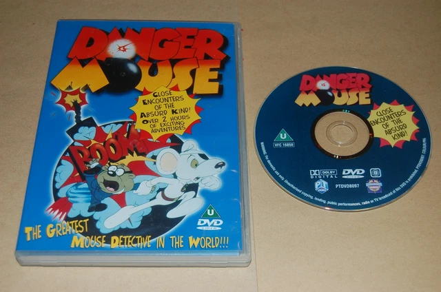 DANGER MOUSE ~ Vol. 1 (DVD, 2001) ~ CLOSE ENCOUNTERS OF THE ABSURD KIND ...