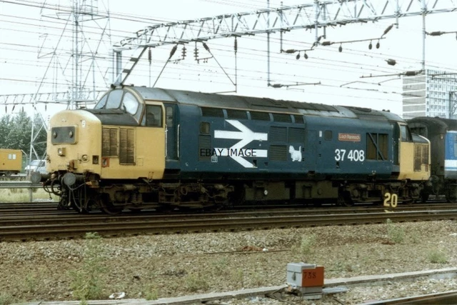 PHOTO CLASS 37 Loco No 37408 At Crewe 1993 £2.00 - PicClick UK