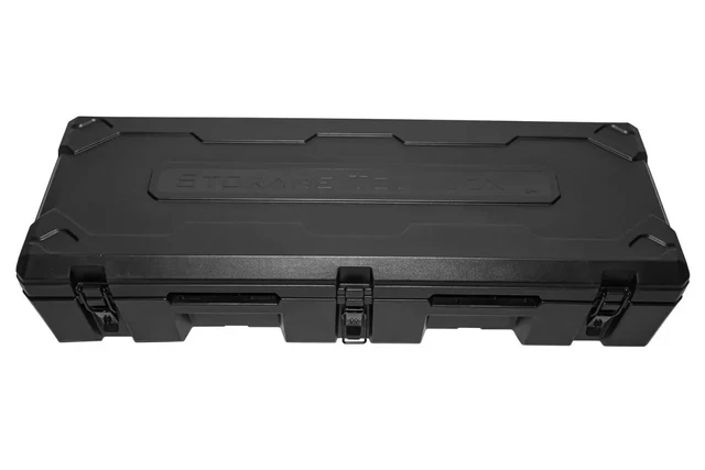 90 LITRE UNIVERSAL Tool Storage Cargo Box With Brakets Roof Rails Rack ...