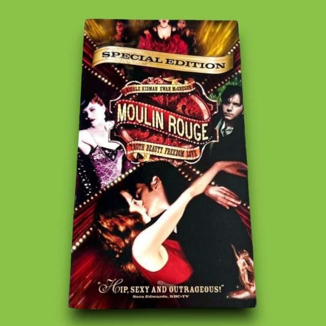 MOULIN ROUGE VHS Tape Movie 2001 Musical Nicole Kidman Special Edition ...