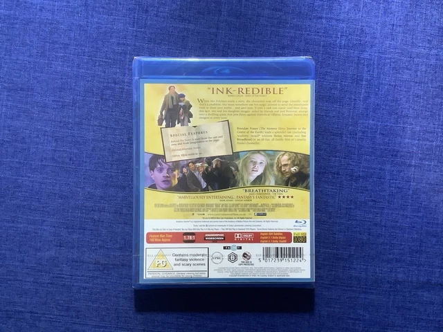 INKHEART (BLU RAY 2009) Brendan Fraser, Helen Mirren New Sealed Region ...
