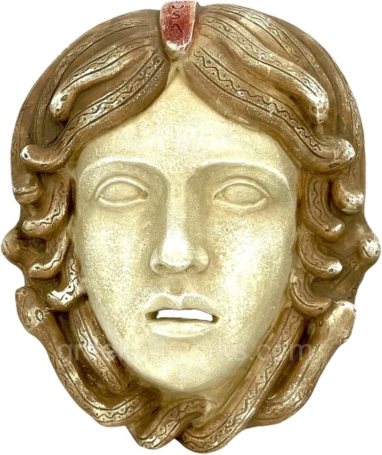 MEDUSA MONSTER SNAKE Hair Woman Head Mask Greek Roman Creature ...