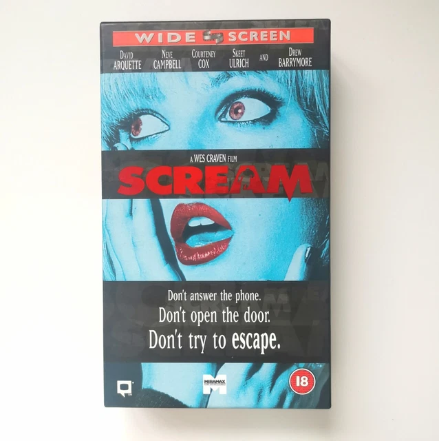 SCREAM VHS * SPECIAL LIMITED EDITION BOX* 1996 Wes Craven * ULTRA RARE ...