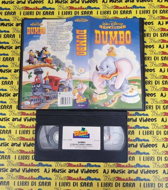 VHS ANIMAZIONE DUMBO classici walt disney 1992 buena vista home video ...
