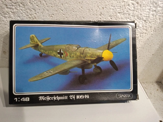 STARFIX 1/48 SCALE Messerschmitt Bf 109 G plastic model German aircraft ...