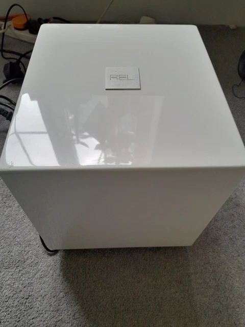 REL ACOUSTICS T-ZERO Micro Subwoofer, beautiful gloss white £169.02 ...