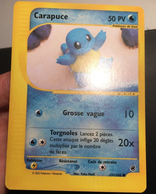 CARTE POKÉMON CARAPUCE 131/165 Expédition EUR 27,00 - PicClick FR