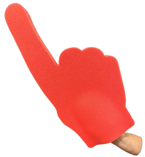 GLADIATOR FOAM POINTY Hand £6.50 - PicClick UK