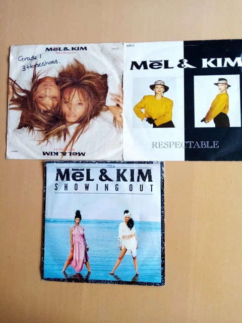 MEL & KIM. 3 X 7"singles In VGC. Respectable, Showing Out, That's The ...