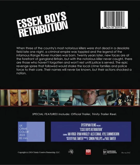 ESSEX BOYS RETRIBUTION (Blu-ray) Billy Murray Robert Cavanagh Vas ...