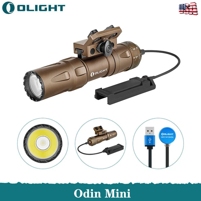 OLIGHT ODIN MINI 1250 Lumen Rechargeable M lok Tactical Flashlight ...