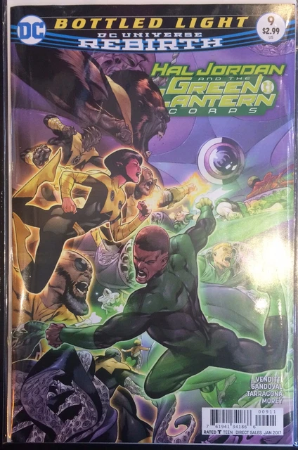 HAL JORDAN AND the Green Lantern Corps #9 NM- 1st Print Free UK P&P DC ...