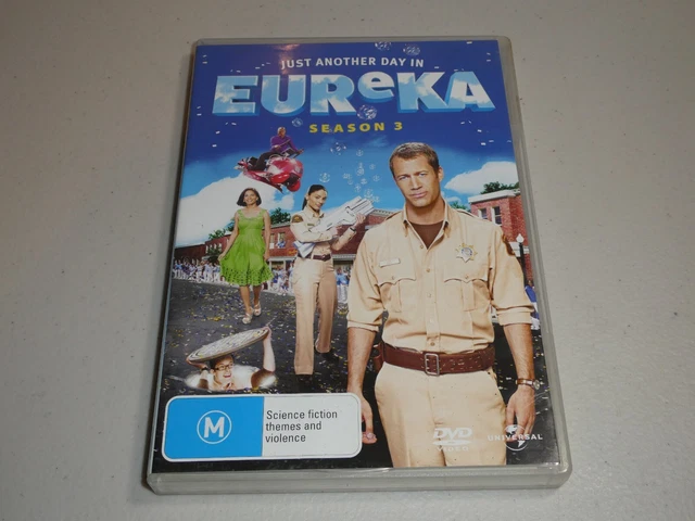 EUREKA SEASON 3 2008 5 Disc DVD Set near new Condition AUS Region 4 $12 ...