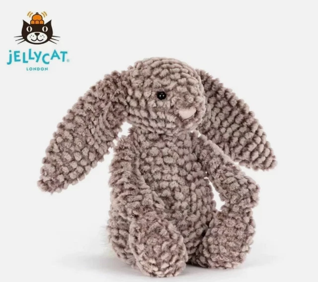 JELLYCAT BASHFUL LUXE Bunny Pine Ultra Soft Plush Toy Luxury Gift with ...