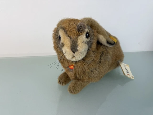 STEIFF TIER 077661 Feldhase Mümmel 40 cm. Excellent état EUR 47,72 ...