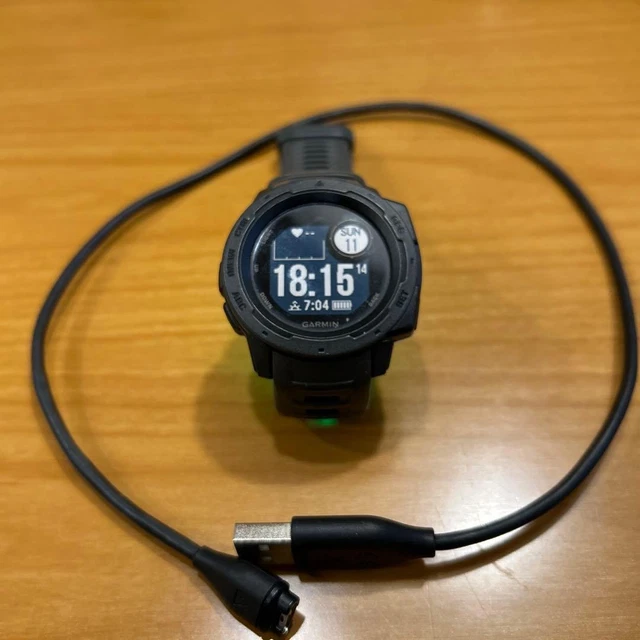 GARMIN INSTINCT SMARTWATCH Used with Charging Cable $209.33 - PicClick CA