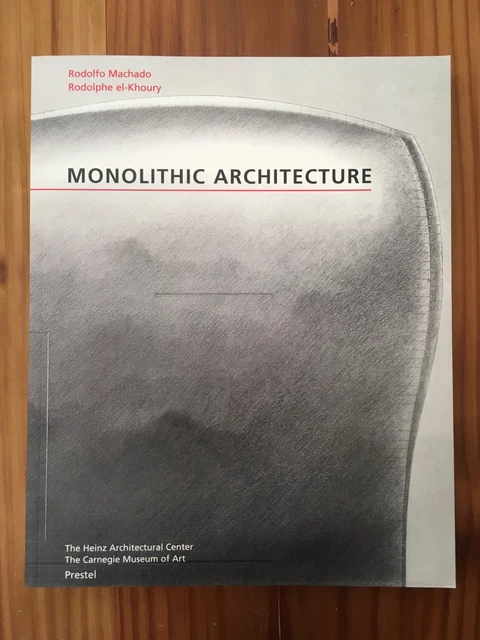 MONOLITHIC ARCHITECTURE: EISENMAN Herzog De Meuron Koolhaas Ungers FOA ...