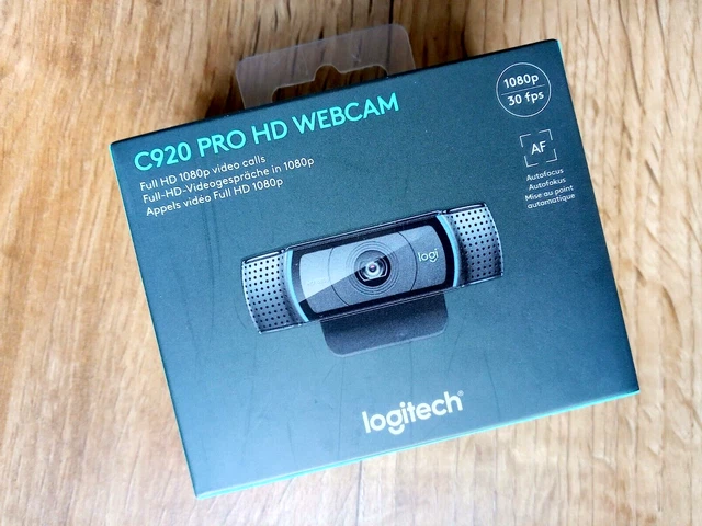 LOGITECH C920 PRO HD Webcam Streaming Ultra rapide FULL HD Audio Stereo ...