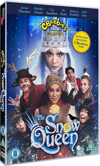 CBEEBIES: THE SNOW Queen (DVD) Justin Fletcher Maddie Moate Cat Sandion ...