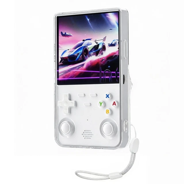 FULL ACCESS TRANSPARENT Case for R36 Ultra Game Console Buttons and ...