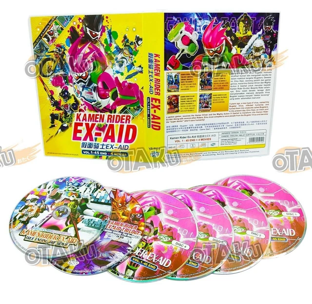 KAMEN RIDER EX-AID - Anime Tv Series Dvd Box Set (1-45 Eps+4 Movie ...