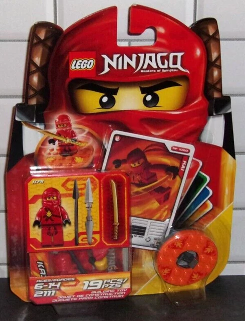 LEGO NINJAGO KAI RED SPINNER SET 2111 Minifigure 19 pcs Spinjitzu 2011 ...