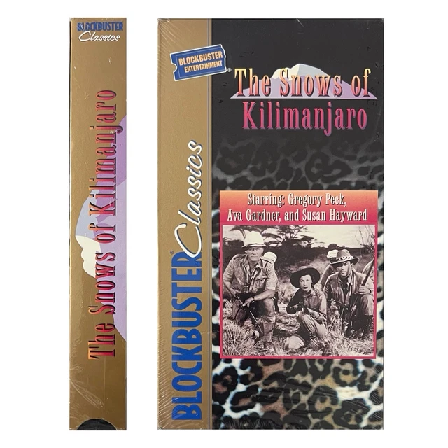 THE SNOWS OF Kilimanjaro (VHS, 1952) Gregory Peck - NEW SEALED £13.41 ...