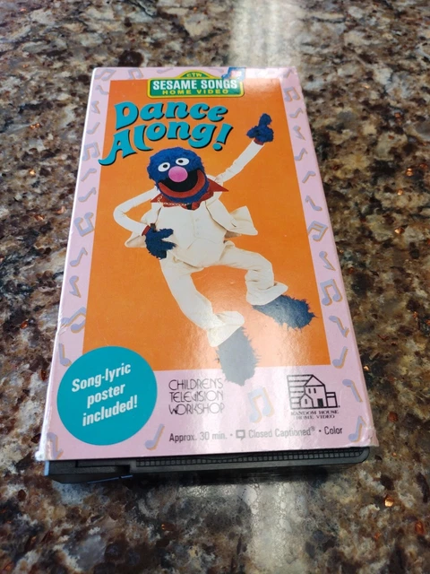 SESAME STREET DANCE Along VHS. With Poster! $12.33 - PicClick CA