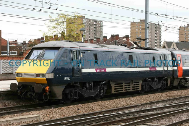 UK RAILWAY PHOTOGRAPH Of Class 91 91120. Rm91 (128) £1.70 - PicClick UK