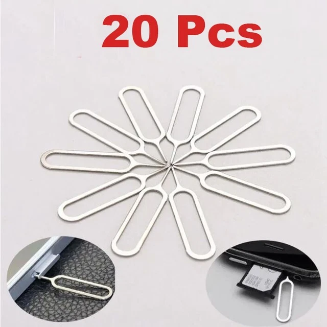 Sim Card Removal Tool 10 Pack SIM Card Ejector Tool Keys - For IPhone ...