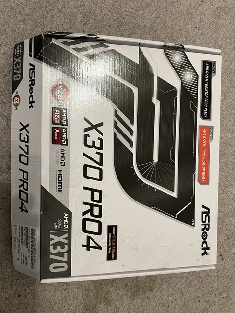 ASROCK X370 PRO4 Motherboard AMD X370 Socket AM4 4 x DDR4 M.2 ATX D-Sub ...