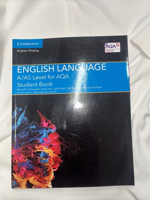 A/AS LEVEL ENGLISH Language for AQA Student Book £25.00 - PicClick UK