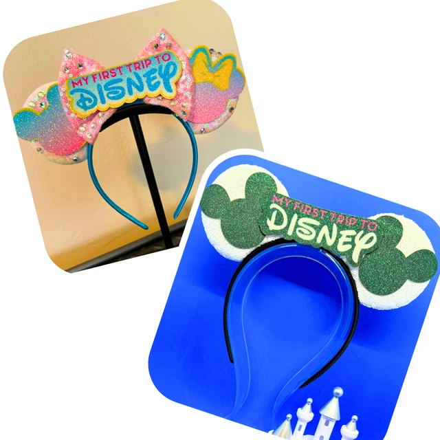 DISNEY INSPIRED MY First Trip To Disney Mickey Minnie Mouse Ears Magic ...
