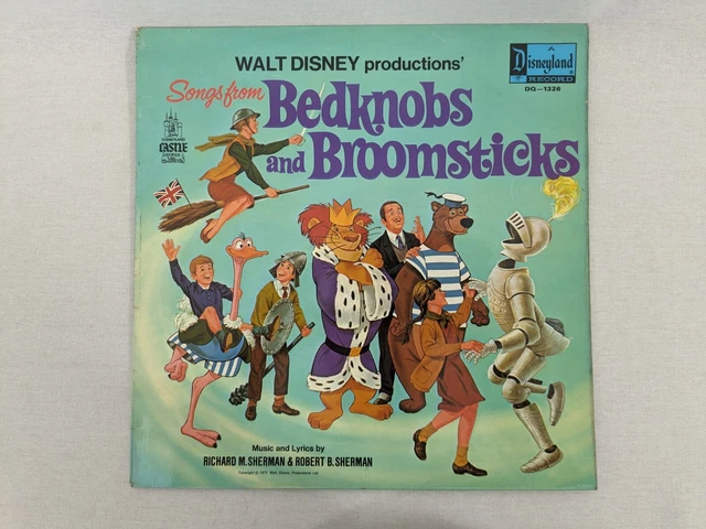 WALT DISNEY SONGS From Bedknobs And Broomsticks Vinyl Record LP 1971 ...