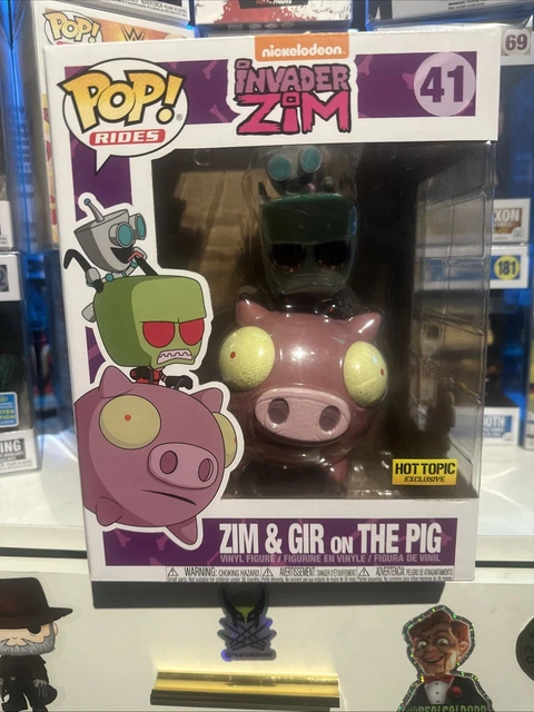 FUNKO POP! RIDES: Invader Zim and Gir on the Pig #41 Hot Topic ...