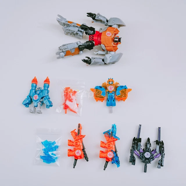 TRANSFORMERS MINICON WEAPONIZER Tricerashot Bashbreaker Slipstream RID ...