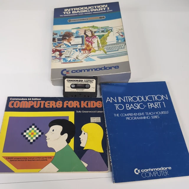 INTRODUCTION TO BASIC/PART 1 Commodore 64 Cassette Based Software ...
