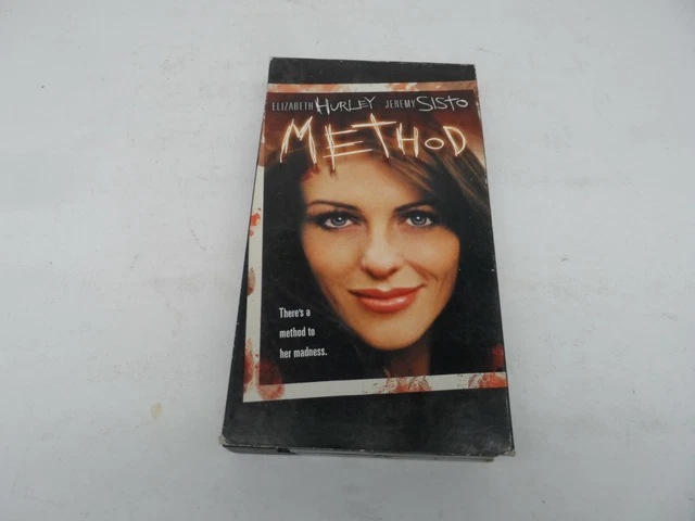 METHOD VHS 2004 Horror SERIAL KILLER Elizabeth Hurley JEREMY SISTO Good ...