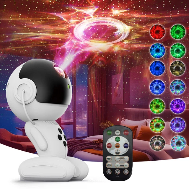 2024 STAR NEBULA Robot Projector Galaxy Black Hole Lamp Atmosphere ...