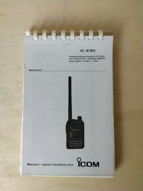 MANUALE D'USO ICOM IC-E90 Italiano EUR 10,00 - PicClick IT